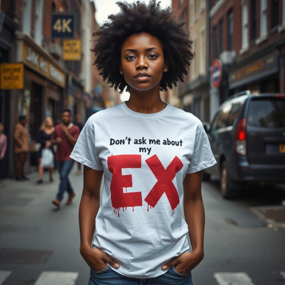 Uncle Tees “Don’t Ask Me About My EX” — Valentine white Tee 2026 ...